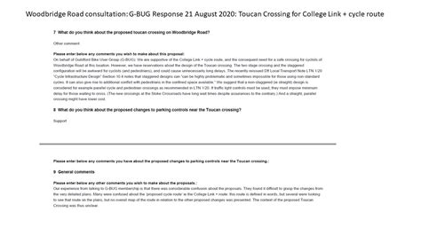 Woodbridge Road Toucan Crossing And Bus Lane Changes Online Survey G