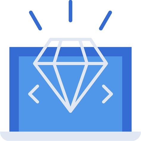 Clean Code Technology Icon With Blue Duotone Style Computing Diagram