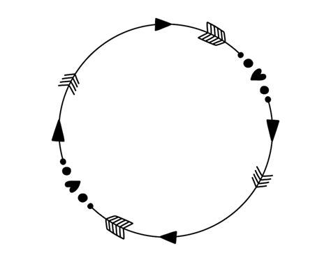 Arrow Circle SVG Etsy