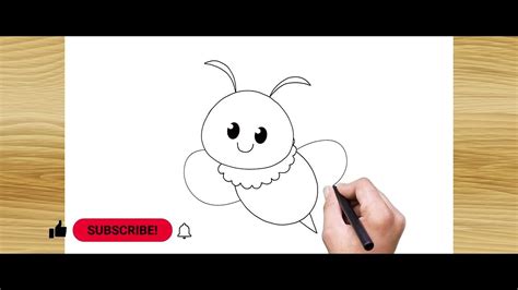 How To Draw A Honey Bee How To Draw A Honey Bee Easy Step By Step Draw Creative Step By