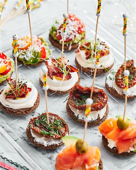 Easy And Elegant Canapés Recipe Video Delice Recipes