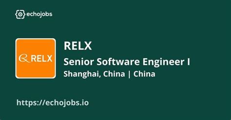 Relx Is Hiring Senior Software Engineer I Shanghai China China Flask Fastapi Java Kubernetes