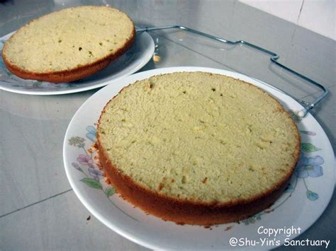 Shu Yins Sanctuary Yellow Cake With Raspberry Jam Filling