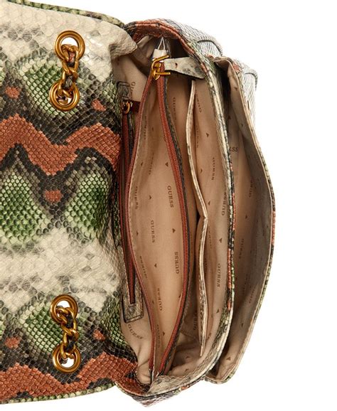 Guess Becci Python Small Convertible Crossbody Macys