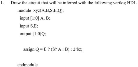 solved please answer the question and draw the circuit belonging to it