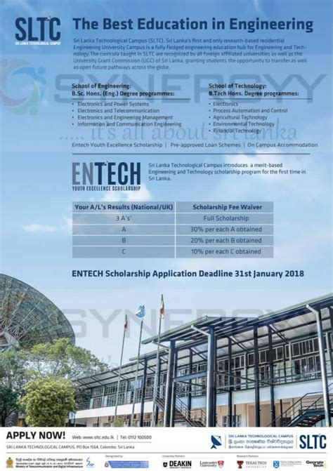 Sri Lanka Telecom Sri Lanka Technological Campus Education Synergyy