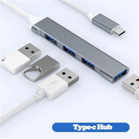 Type C 3 1 To USB Hub 4 Port