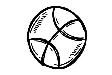 Ball Hand Drawn Vector Illustration 25878907 Vector Art At Vecteezy