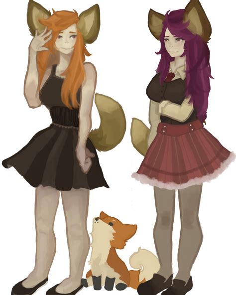 Fox Girl Oc By Rencaketsu On Deviantart