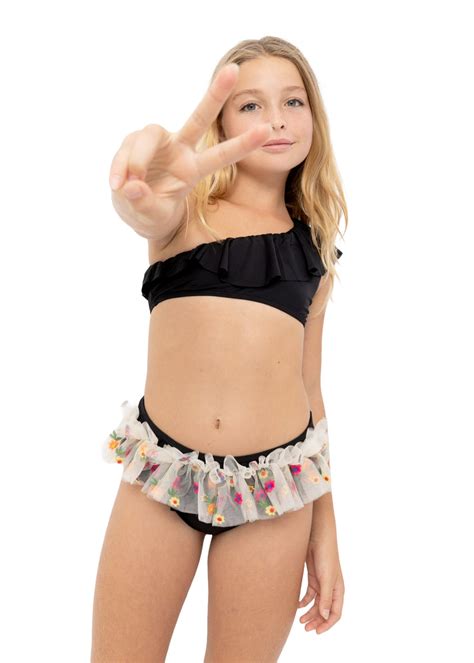 Beautiful And Unique Floral Bikini For Tween Girls Stella Cove