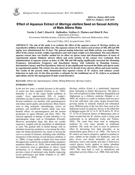Moringa Tree Sexual Activity Moringa Oleifera Seeds Page 2 3