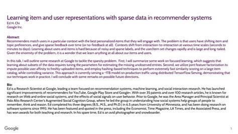 2017 10 10 Netflix Ml Platform Meetup Learning Item And User Representations With Sparse Data