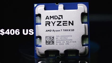 Amd Ryzen 7 7800x3d Now Available For 406 Us 10 Below Msrp