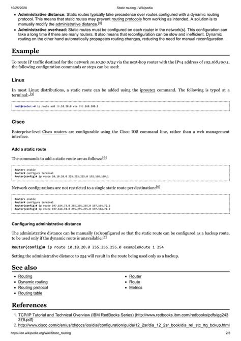 Static Routing Notes PDF