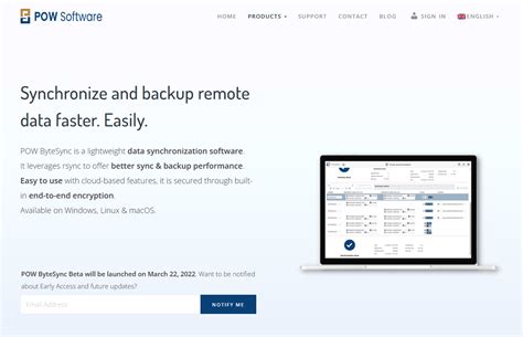 bytesync data synchronization and backup software pow software