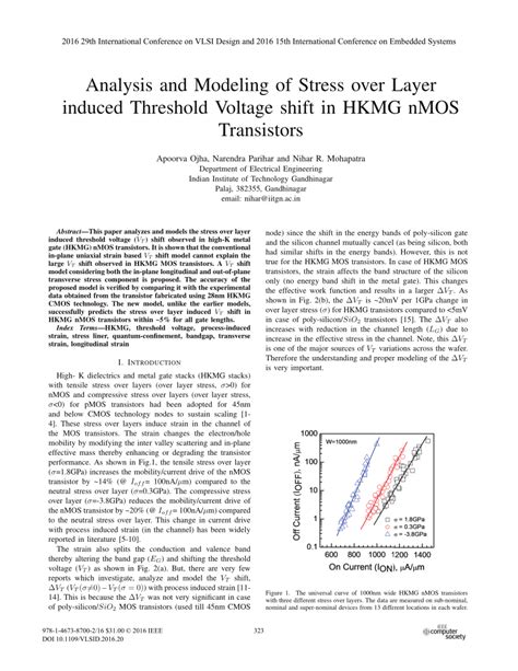Pdf Analysis And Modeling Of Stress Over Layer Induced Threshold