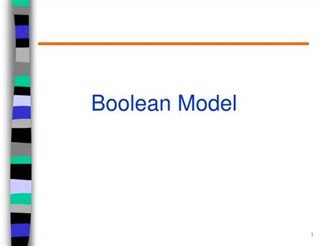 Ppt Boolean Model Powerpoint Presentation Free Download Id5196272