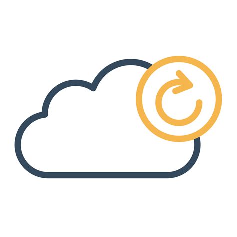 Cloud Backup Vector Icon That Can Easily Modify Or Edit Vector Art At Vecteezy