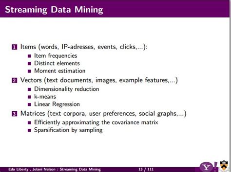 Nuit Blanche Streaming Data Mining Tutorial Slides And More