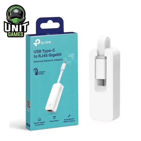Usb Tipo C Adaptador A Ethernet Rj45 Tp Link Unitgames