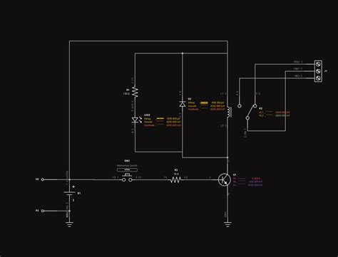 Schematic For [walkthrough] Transistor Switch Relay P1 · Flux