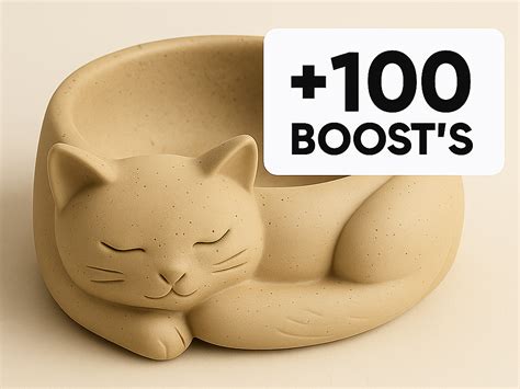 Candy Bowl Cat By Blackmarketier Makerworld Download Free 3d Models