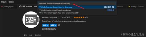 Vscode查询项目总代码行数vscode统计代码行数 Csdn博客