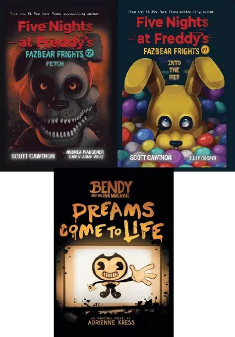 خرید فایو نایت ات فردی خرید پکیج 3 جلدی رمان Five Nights At Freddys Graphic Novel