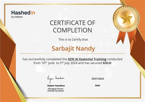 sarbajit nandy on linkedin generalai ai certification