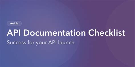 James Higginbotham On Linkedin Api Documentation Checklist · Bumpsh