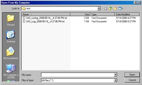 32110 How To Use Code To Write Log And Listing Files To Disk Using