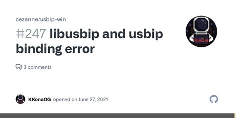 libusbip and usbip binding error · issue 247 · cezanne usbip win · github