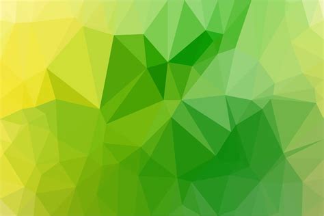 Premium Vector A Green Triangle Background With A Yellow Triangle Pattern