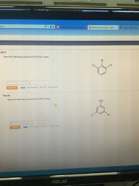 Solved Name The Following Molecule By Its Iupac Name Name