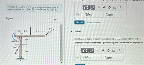 [solved] need help replace the loading on the frame shown in figure 1