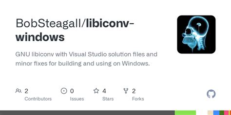 GitHub BobSteagall Libiconv Windows GNU Libiconv With Visual Studio Solution Files And Minor