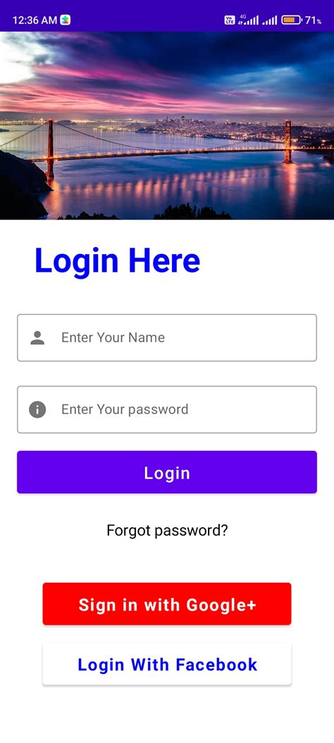 GitHub Ganraj21 Login Activity App Creating A Login Activity App