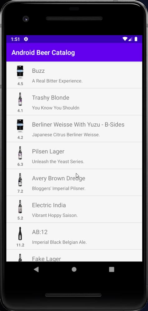 Github Isaacrf Android Mvvm Beercatalog Example Of A Basic Android App Implementing Mvvm