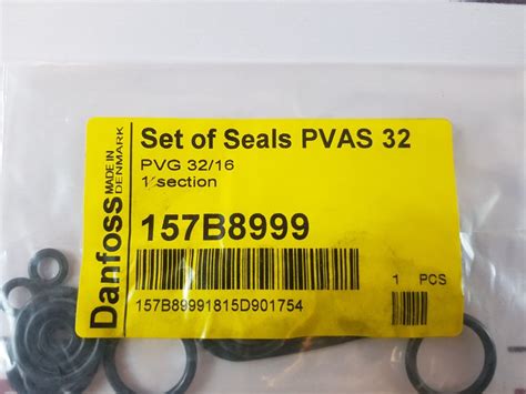 Danfoss 157b8999 Seal Kit Pvg32 Aeliya Marine