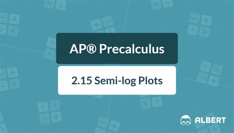 Semi Log Plots A Key Tool In Analyzing Exponential Data For Ap® Precalculus Albert Resources