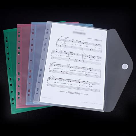 바인더타입 A4 투명 클리어파일 젠트레이드