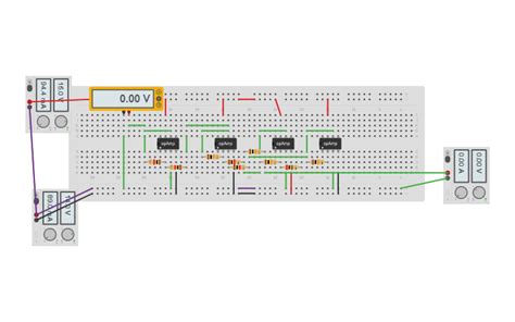 Circuit Design Amplificador Lm741 Tinkercad