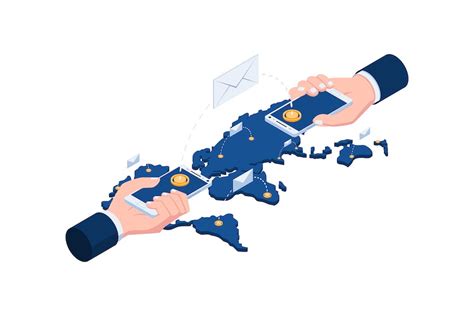 Isometric Businessman Use Smartphone Sending Email By Ojogabonitoo On