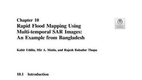 Rapid Flood Mapping Using Multi Temporal Sar Images An Example From