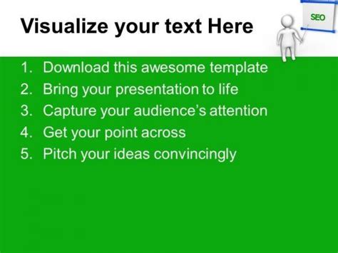 Visualization Of Seo Concept PowerPoint Templates Ppt Backgrounds For