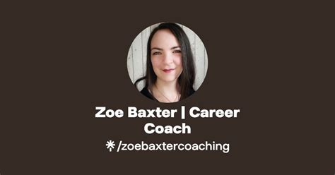 Zoe Baxter Career Coach Instagram Tiktok Linktree