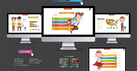 Шаблоны презентаций Keynote с персонажами Шаблоны презентаций Включая лейтмотив и шаблон