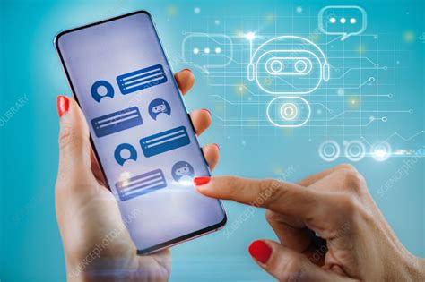 Chatbot Software Application Stock Image F0372400 Science Photo