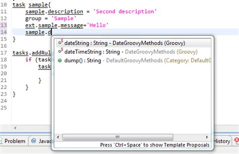 eclipse intellisense with gradle stack overflow