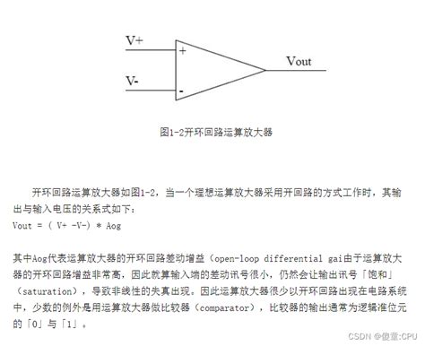 运算放大器原理与应用 Csdn博客